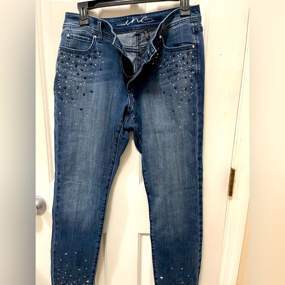 INC International Concepts | Jeans | Inc Embellished Straight Leg Jeans ...